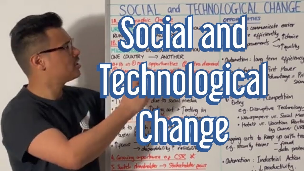 Social & Technological Change - A Level Business - YouTube