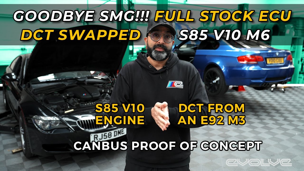 DCT Swapping our V10 M6 on Stock ECUs - Episode 01 - Proof of concept - YouTube