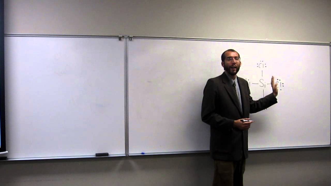 VSEPR Theory - Silicon Tetrachloride (SiCl4) - YouTube