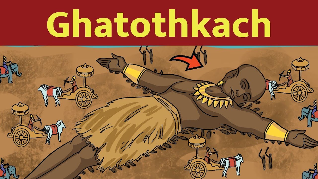 Story of Ghatothkach | Kurukshetra Mahabharat | Gyan Katha - YouTube