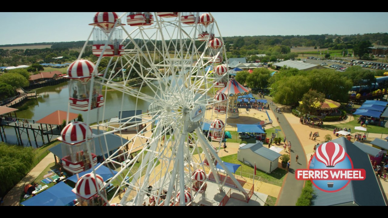 FERRIS WHEEL - Spectacular Drone Footage Views! Adventure Park Geelong ...