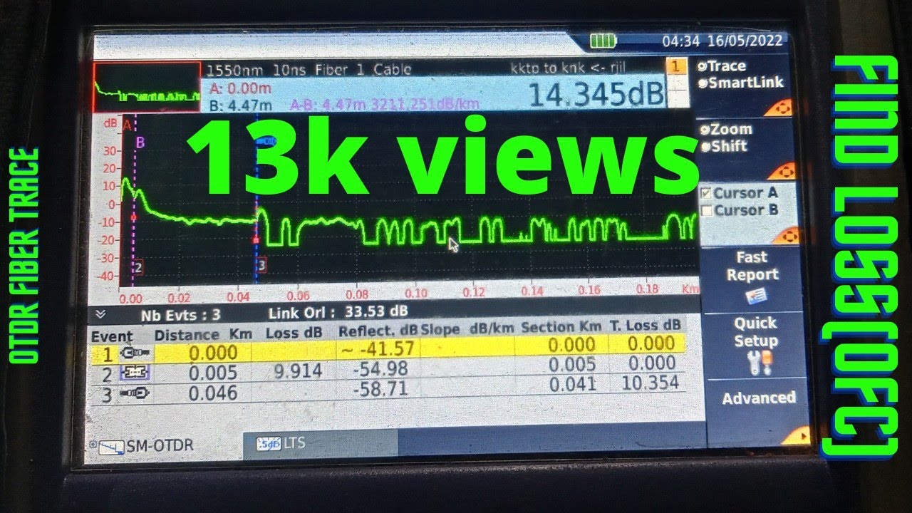 otdr। how to use otdr। fiber optic testing(trace)। फाइबर ऑप्टिक ट्रेस ...
