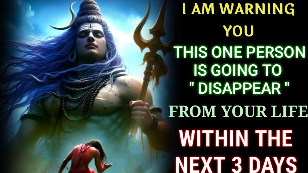 22:22 🕉️🔯 " LORD MAHADEV "🕉 ️ " I am warning you this one person ...