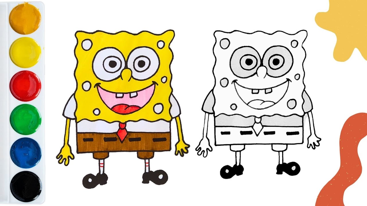Let's Draw SpongeBob: Fun and Educational Art for Kids - YouTube