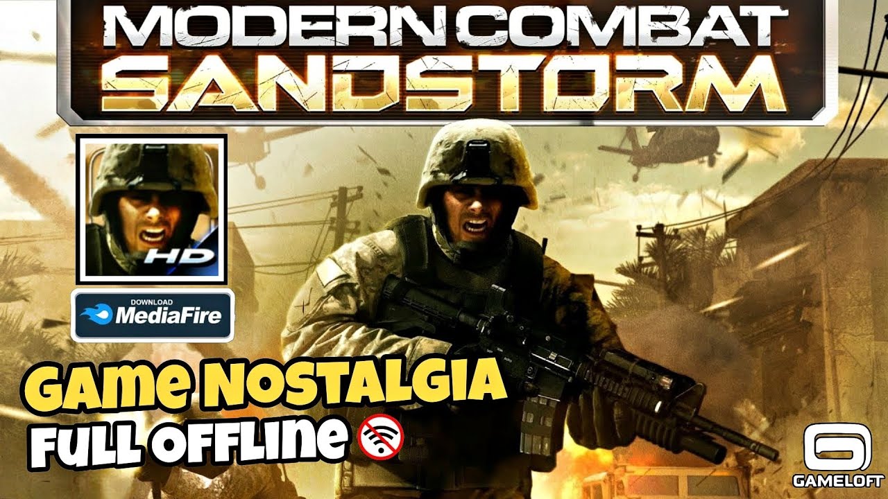 Review Game Nostalgic | Modern Combat 1 Sandstorm (Android) Offline ...