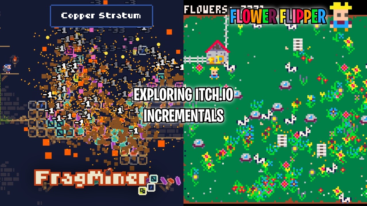 Mining with Grenades and making Bank off Flowers - Exploring Itch.io pt ...