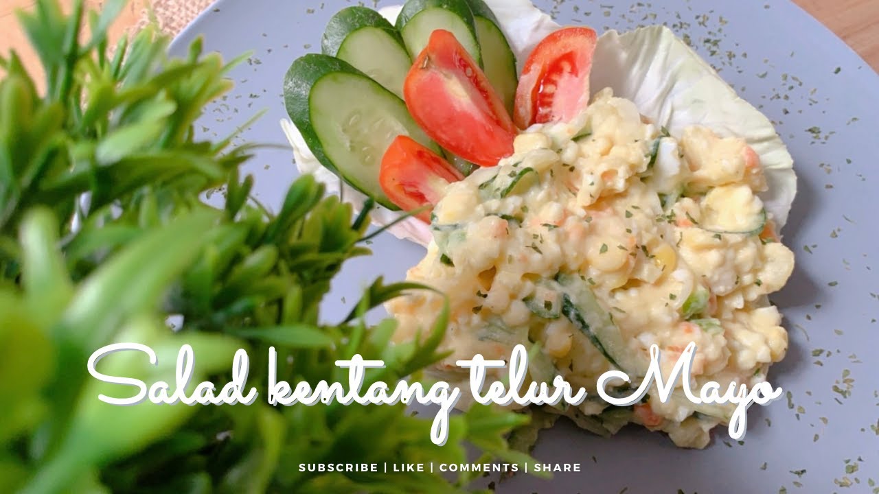 POTATO SALAD JEPANG | Resep salad kentang telur mayo ala restoran ...