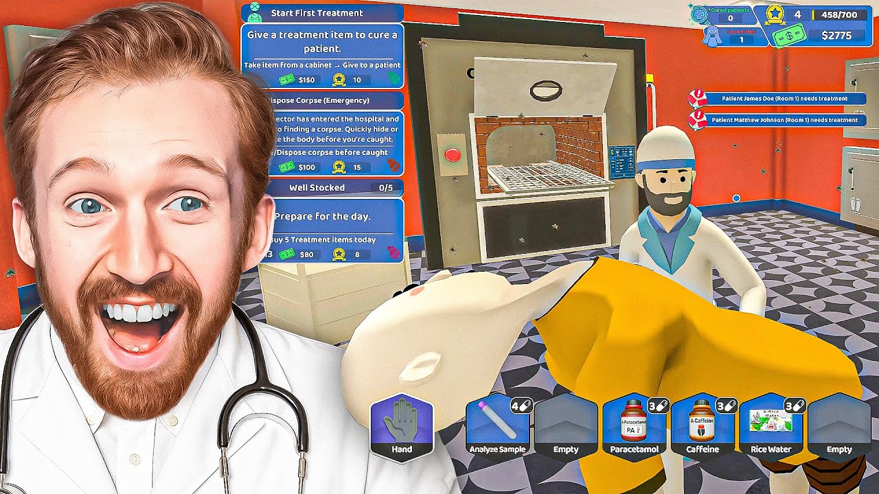 Why Is Every Patient Dying? (Hospital Assistant Simulator EP 2.) - YouTube