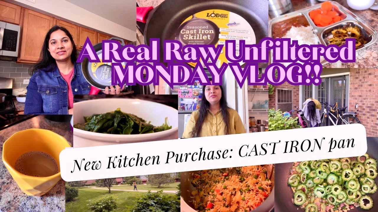 A REAL Raw Unfiltered VLOG: NEW Kitchen Purchase(CAST IRON PAN LODGE ...