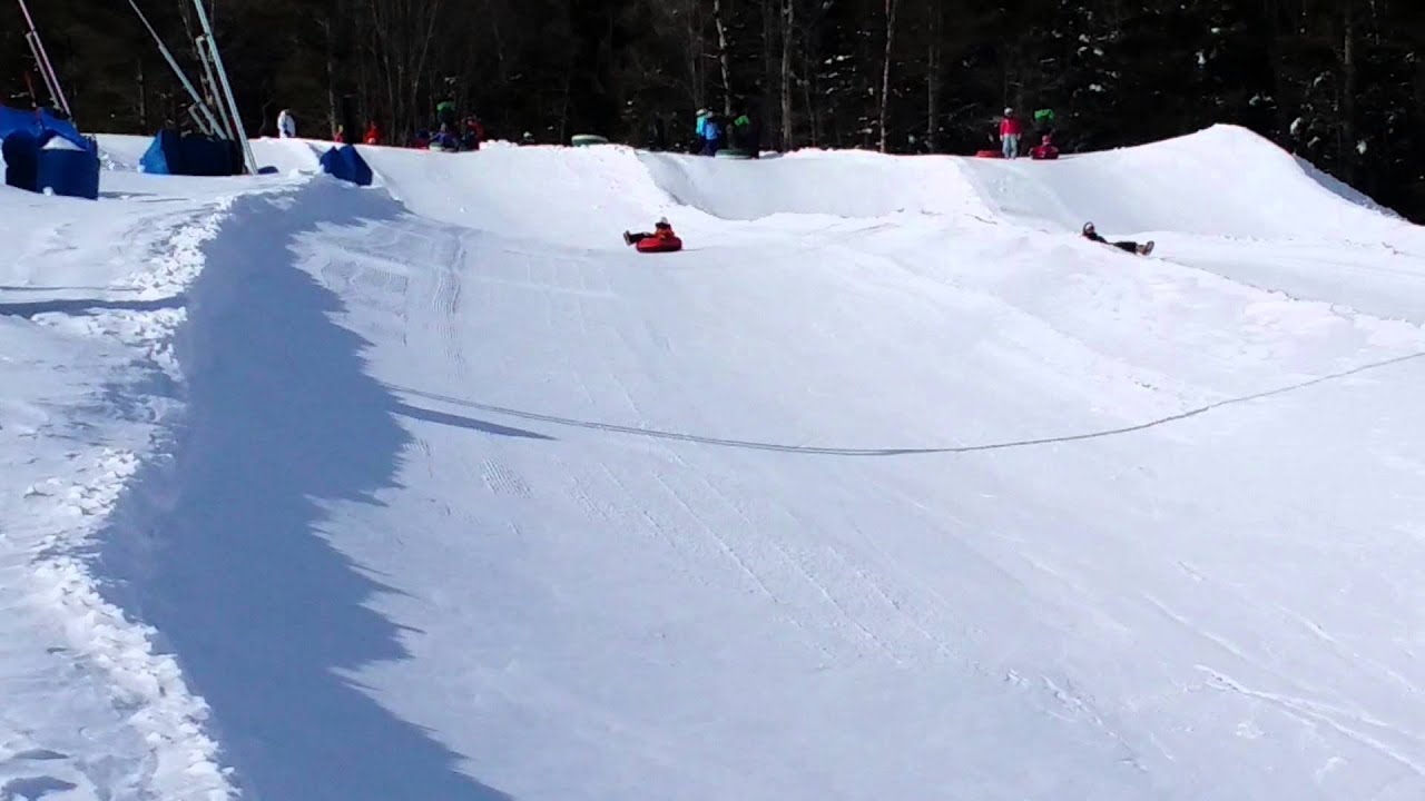 Tubing at Okemo - YouTube