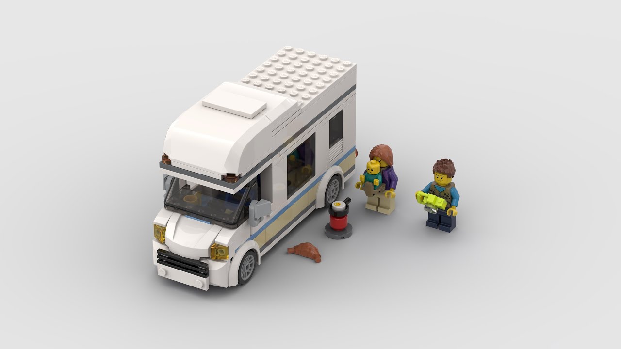 Building Lego 60283 Holiday Camper Van virtually - YouTube