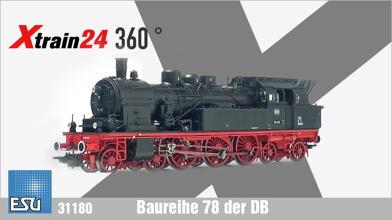 ESU Baureihe 78 DB. 360° Darstellung - YouTube