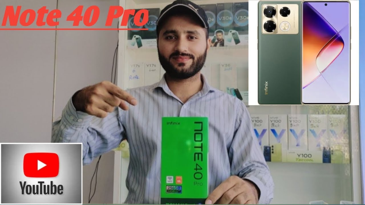 Unboxing Infinix Note 40 Pro 12+256 With Wireless Power bank Watch Full ...