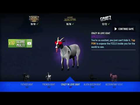 How to unlock the Crazy in love goat in goat simulator waste of space mass affection