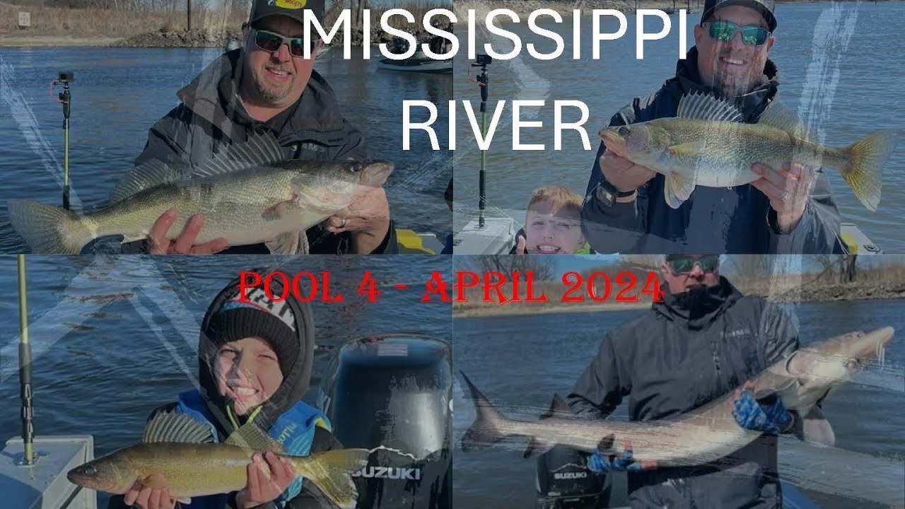 Mississippi River Pool 4, April 2024 - YouTube