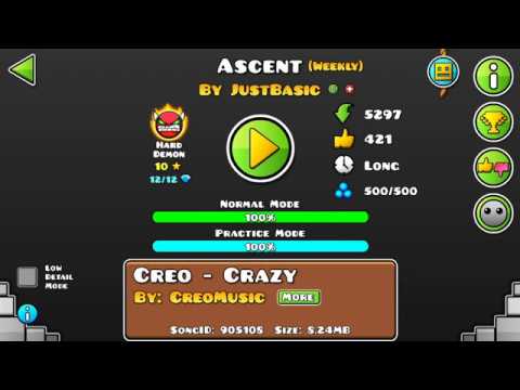 [GD] "Ascent" by JustBasic (Weekly Demon) | Geometry Dash 2.113 - YouTube