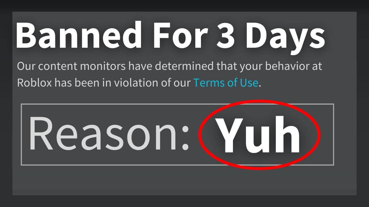VERY DUMB ROBLOX BANS... - YouTube