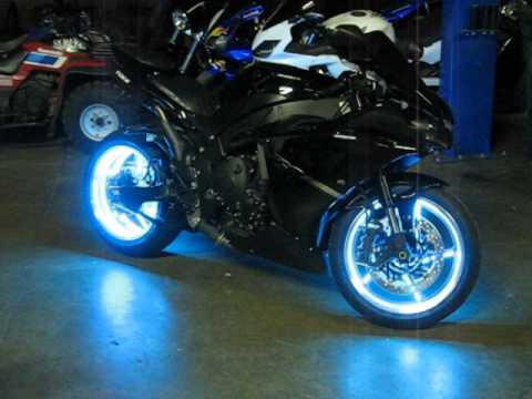MOTORCYCLE WHEEL LIGHT KIT - YouTube