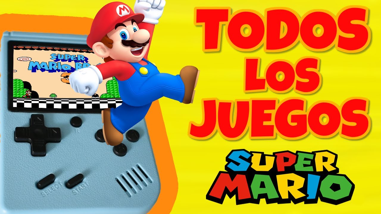 CONSOLA SUP TODOS LOS JUEGOS SUPER MARIO - YouTube