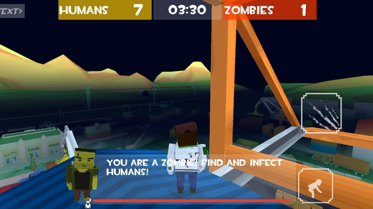 Es game Grand Battle Royale : Pixel FPS mobile game ep.6 INFECTION ...