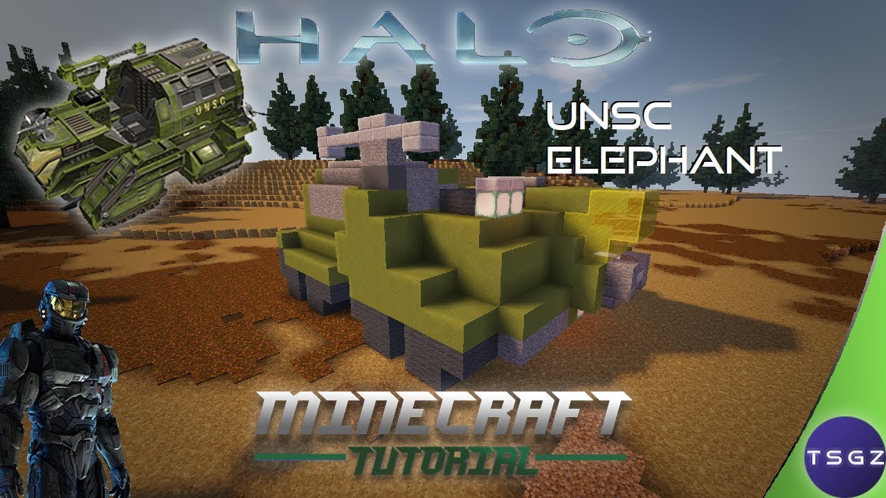 UNSC Elephant | Minecraft Halo tutorial - YouTube