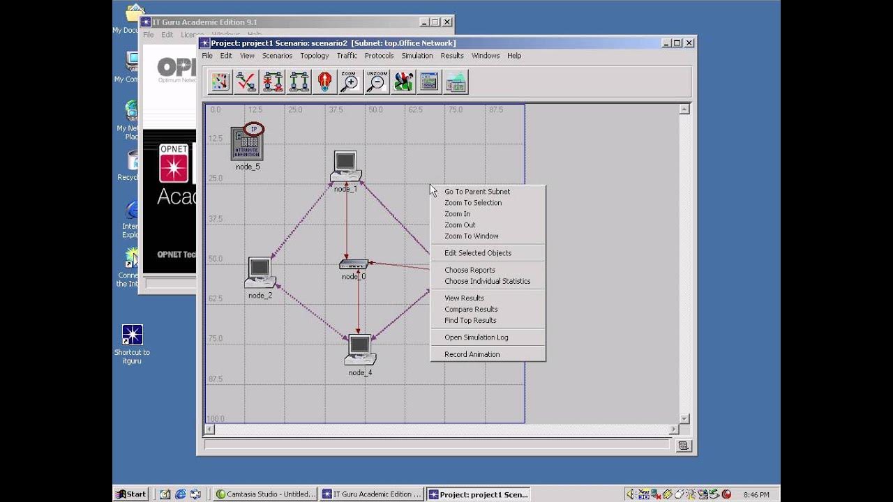 Example 3 - OPNET - MSRIT Computer Networks - YouTube