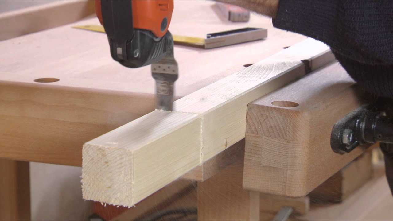 Konstruktionsholz sägen mit dem FEIN MultiMaster - YouTube