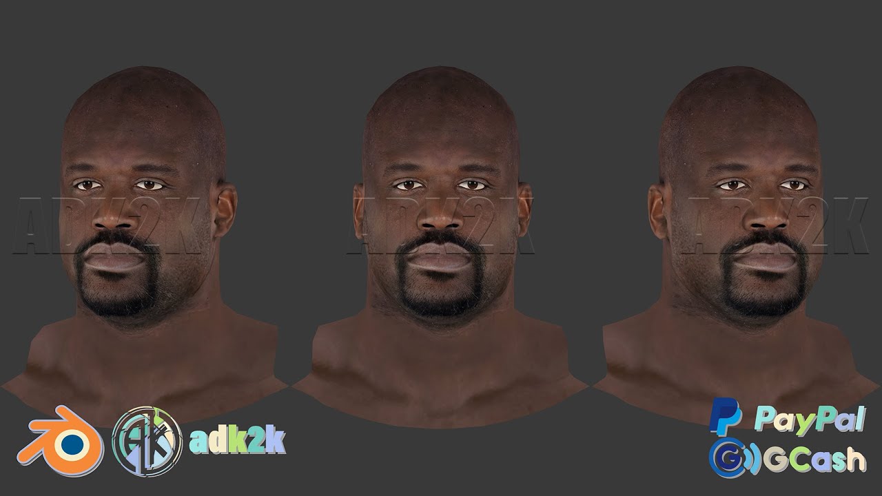 Shaquille O'Neal Cyberface 2K14 - YouTube