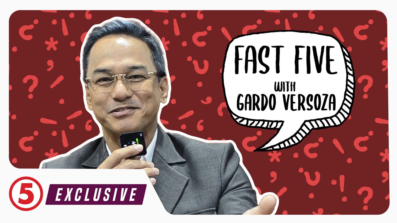 EXCLUSIVE | FAST FIVE with Gardo Versoza - YouTube