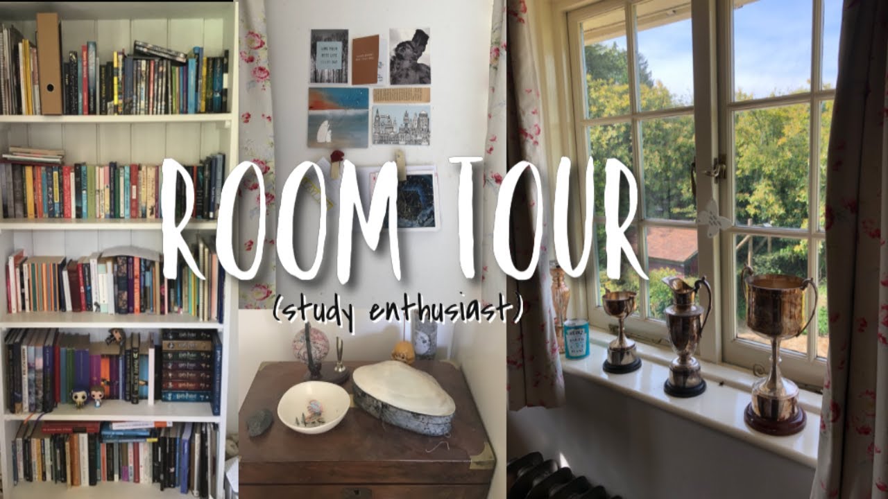 ORGANISED ROOM TOUR (study enthusiast) - YouTube