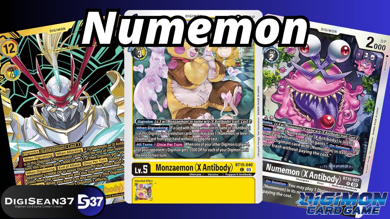 Numemon Deck Profile | Digimon Card Game | BT21 World Convergence - YouTube