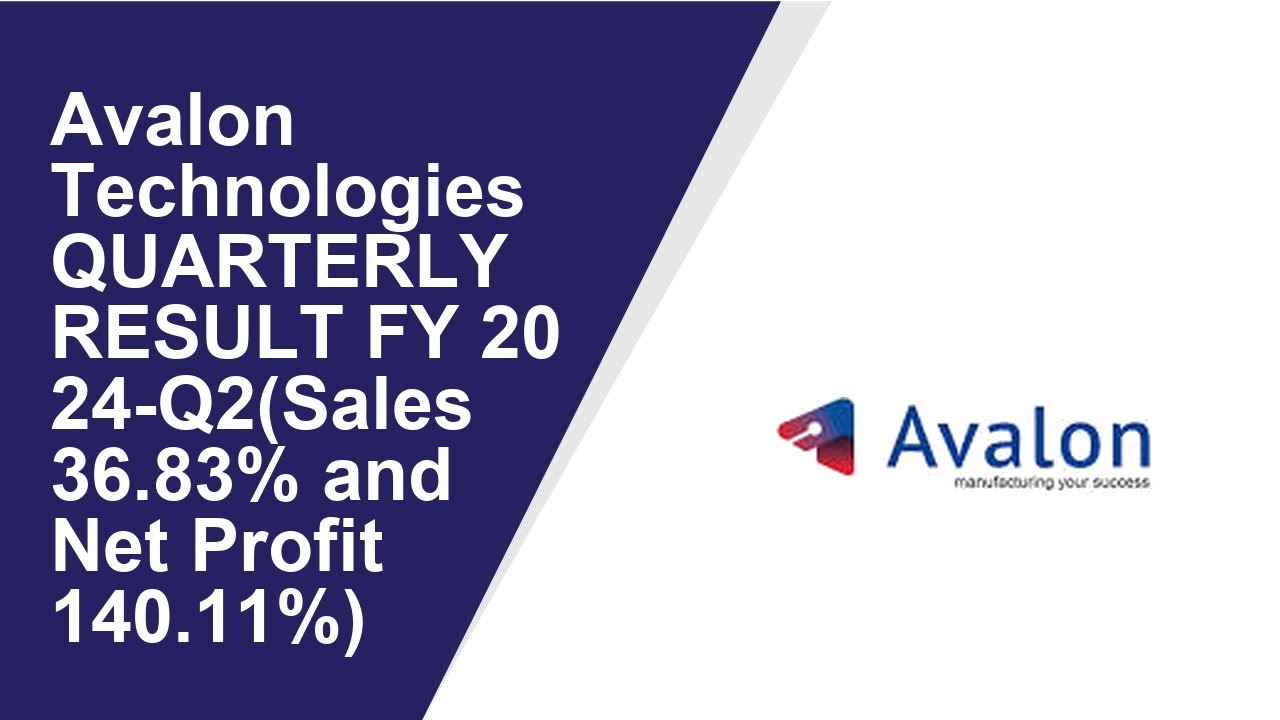 Avalon Technologies Consolidated Quarterly Result | Q2 Result 2024 ...