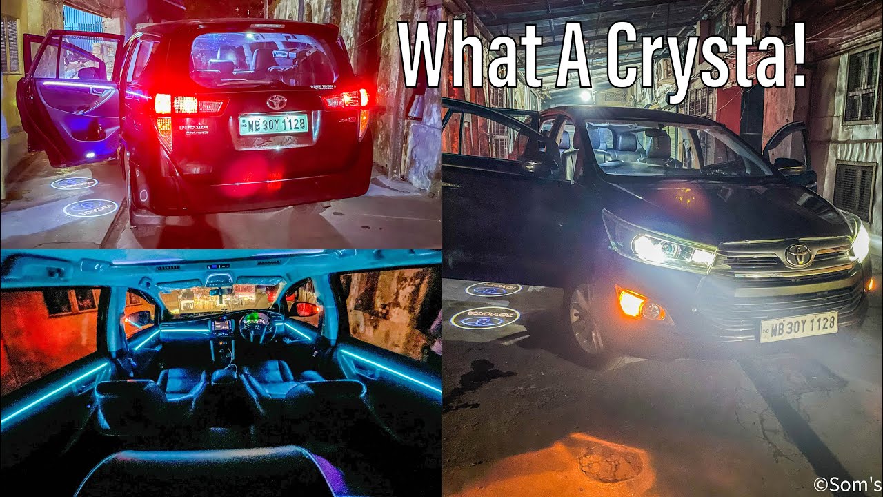 TOYOTA INNOVA CRYSTA DONE WITH CARDI AMBIENT LIGHTS 🤩 | FULL CAR ...
