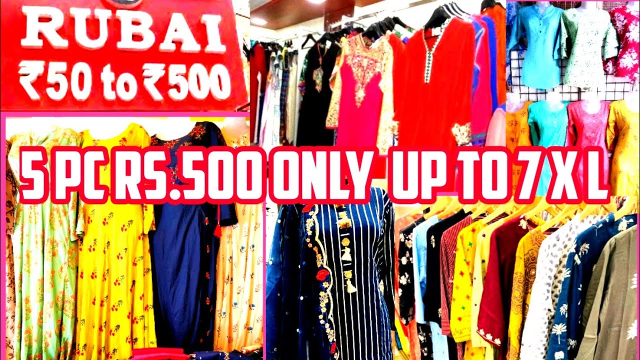 T.NAGAR Rubai Shop Festival offer 5 pcs Kurtis ₹500 ALL Dresses ₹50 to ...