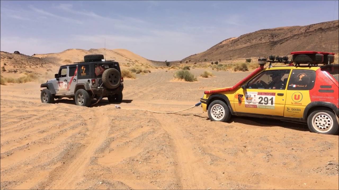 Raid 205 Trophée 2016 - Les Visiteurs du Sahara - YouTube