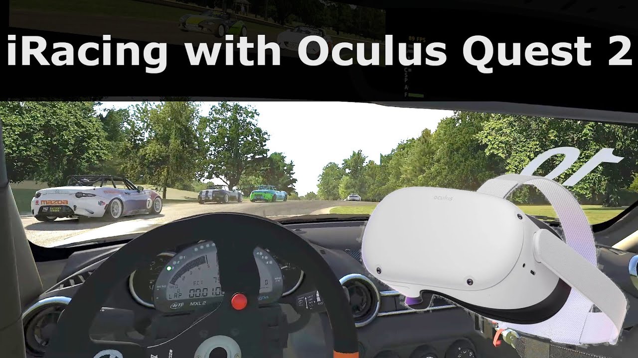 First race in iRacing with an Oculus Quest 2 - YouTube