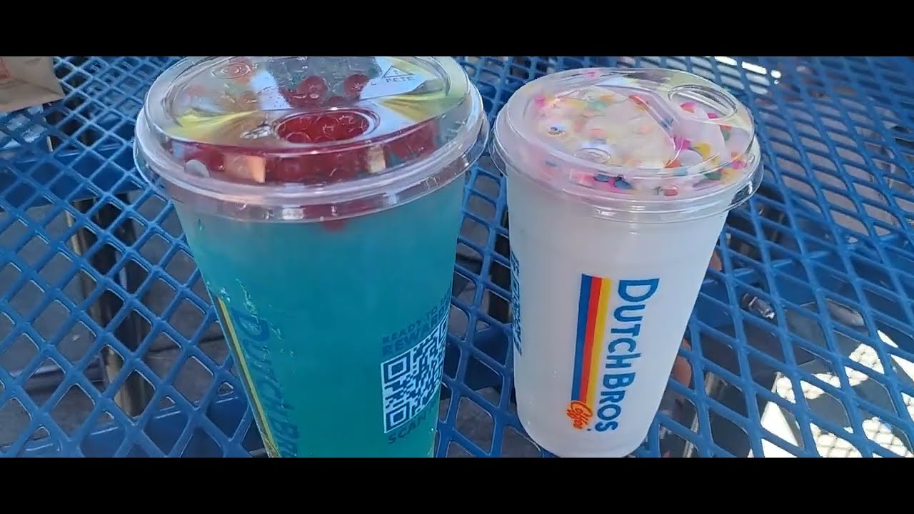 Berry Lemonade Strawberry popping boba and Birthday cake Milkshake from ...