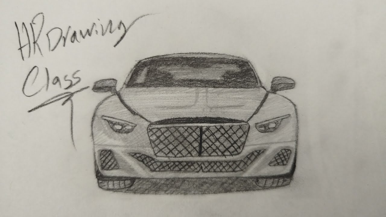 Bentley Car Drawing Tutorial | Easy To Draw Car For Beginners - YouTube