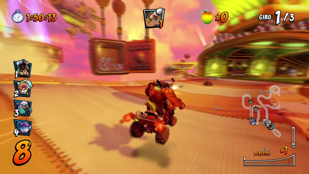 CTR Nitro Fueled - Hot Air Skyway bug - YouTube