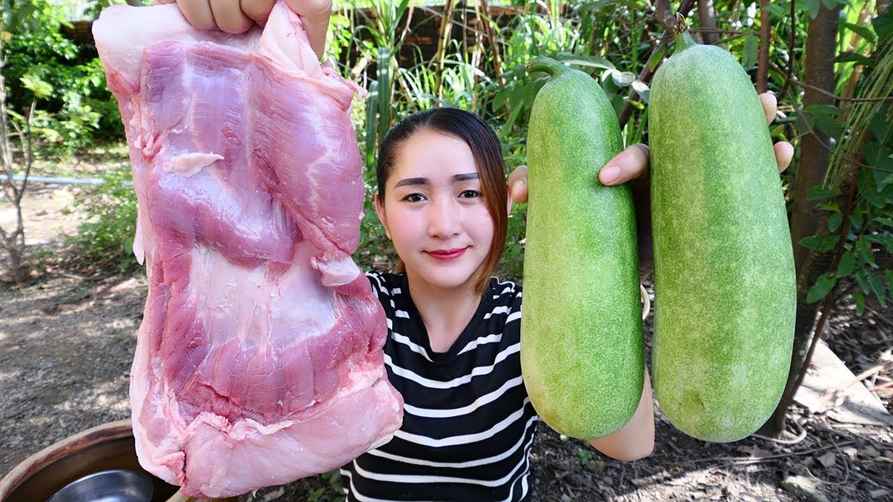 Yummy Wax Gourd Stuff Pork Cooking - Cooking Skill - YouTube