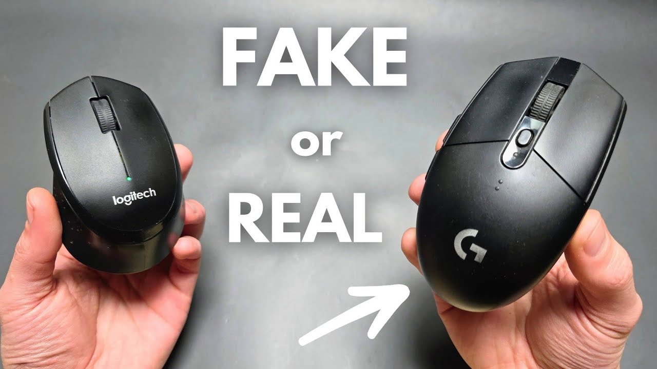 How to tell if Logitech Mouse is FAKE or Real? - YouTube