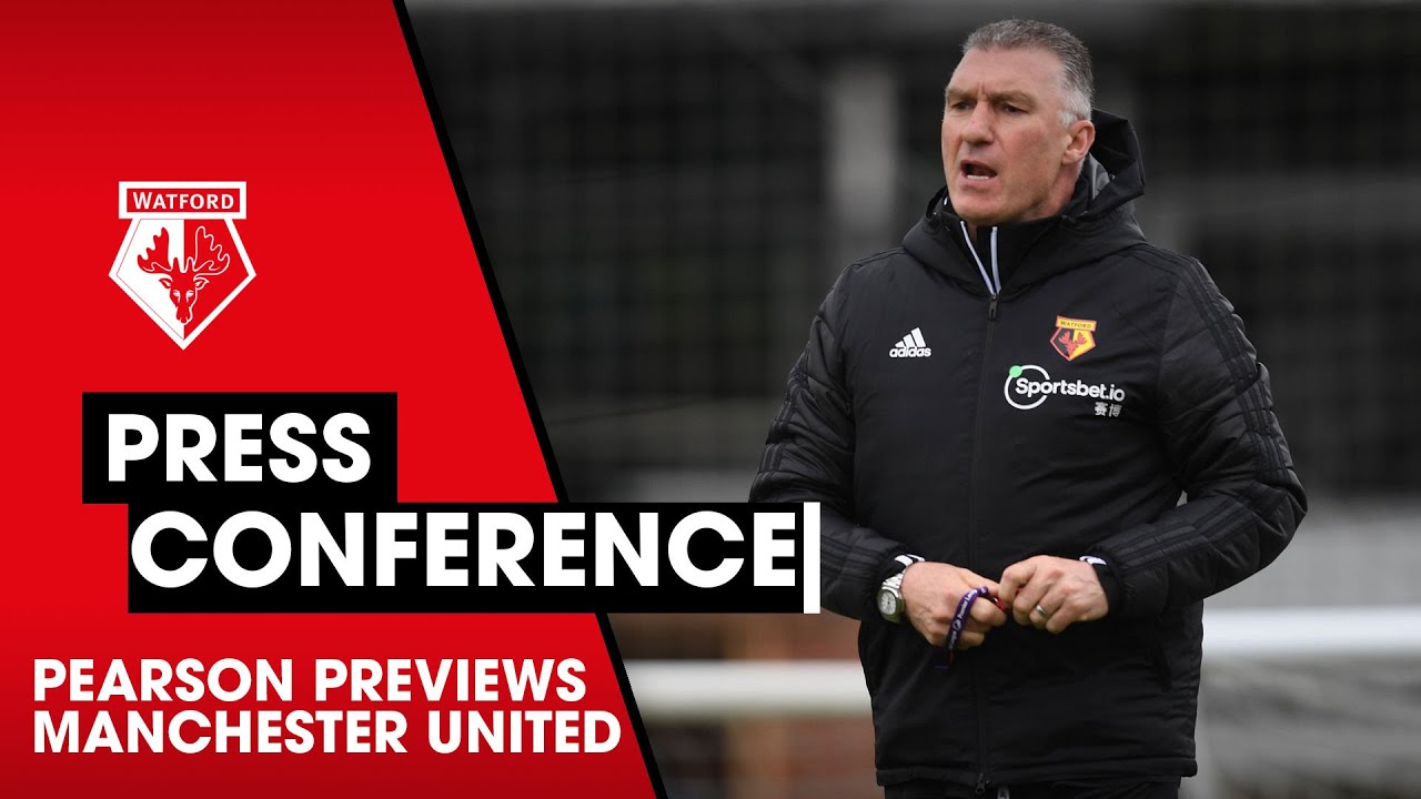PEARSON'S MANCHESTER UNITED PREVIEW | PRESS CONFERENCE - YouTube