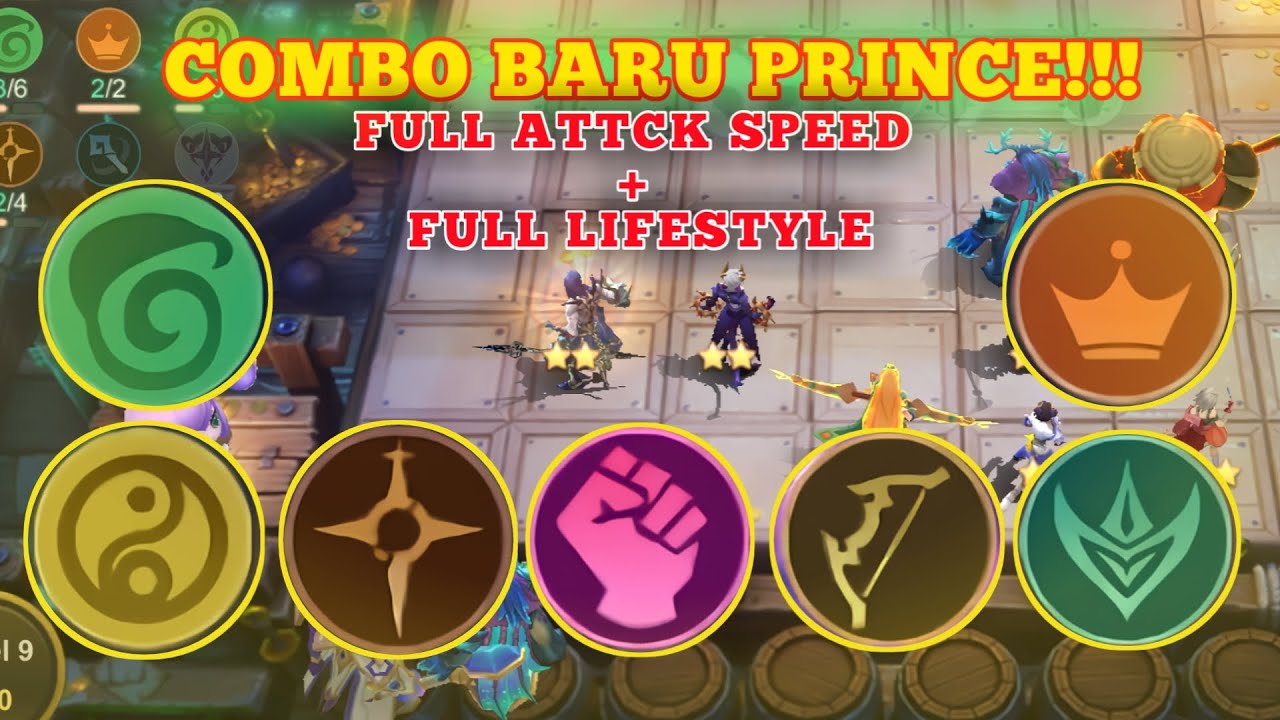 COMBO PRINCE YANG PALING SUSAH DI MAGIC CHESS UPDATE TERBARU !! COMBO ...