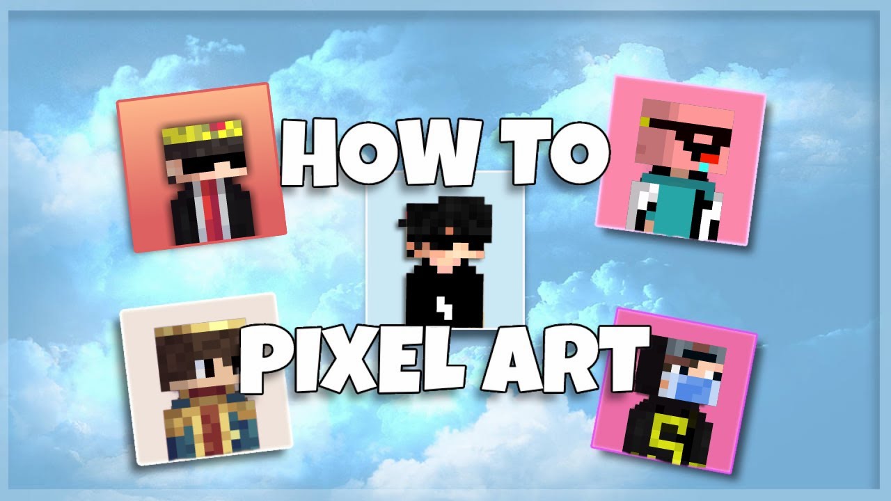 How To Make Minecraft Pixel Art Easily || Minecraft PFP - YouTube