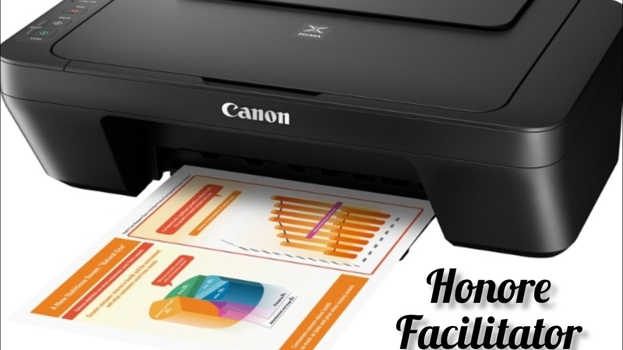 Steps of printing or scanning paper using Canon Printer 🖨️🖨️ Honore ...