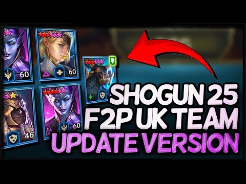 Raid: Shadow Legends | Phantom Shogun 25 - F2P Unkillable Team - Update ...