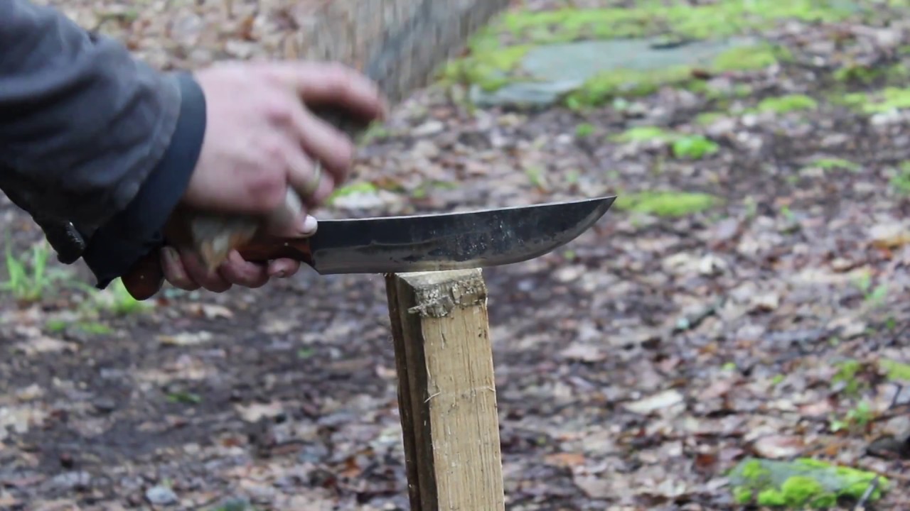 Bushcraft Chopper Cutting Demo - YouTube
