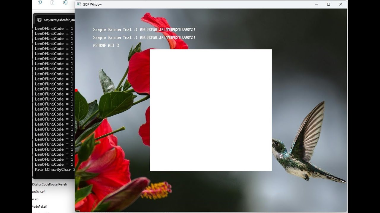 EDK2 Graphics Output Protocol: Part 15 - Drawing a Tic Tac Toe Game: Creating the White ...