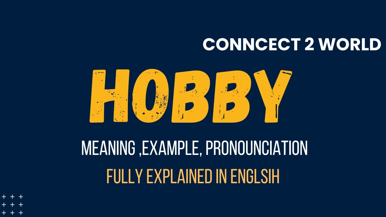 What Does hobby Means || Meanings And Definitions With hobby in ENGLISH ...
