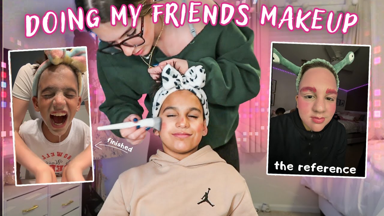 DOING MY FRIENDS MAKEUP - YouTube